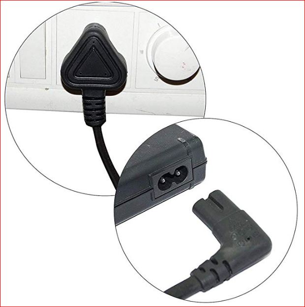 2-Pin Universal AC Laptop Power Cable Cord 2 Pin Plug - L Shape Adapter ... 2-Pin Universal AC Laptop Power Cable Cord 2 Pin Plug - L Shape Adapter ...